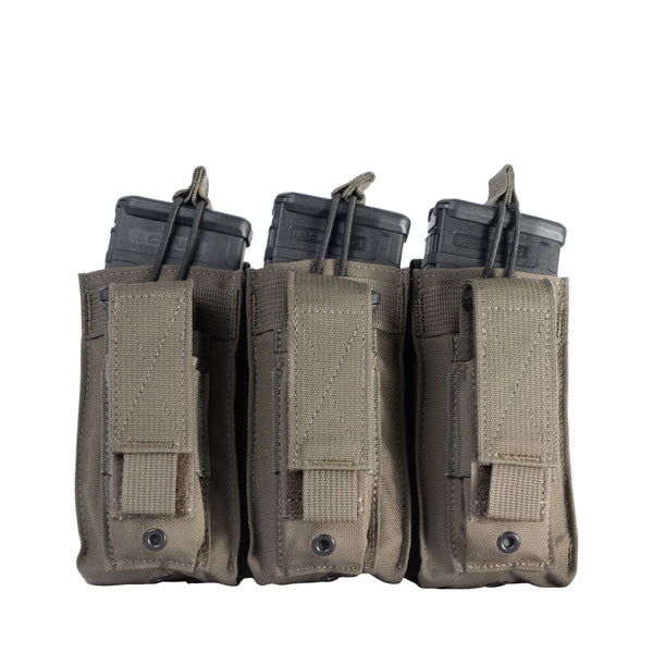 CAG Triple Open Top M4 Kangaroo Pouch– Custom Armor Group